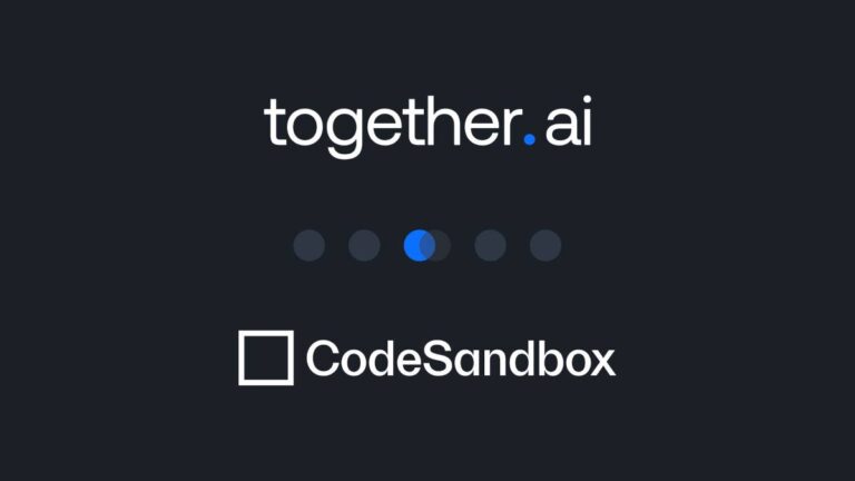 Together AI Acquires CodeSandbox to Launch First-of-its-Kind Code Interpreter for Generative AI ...